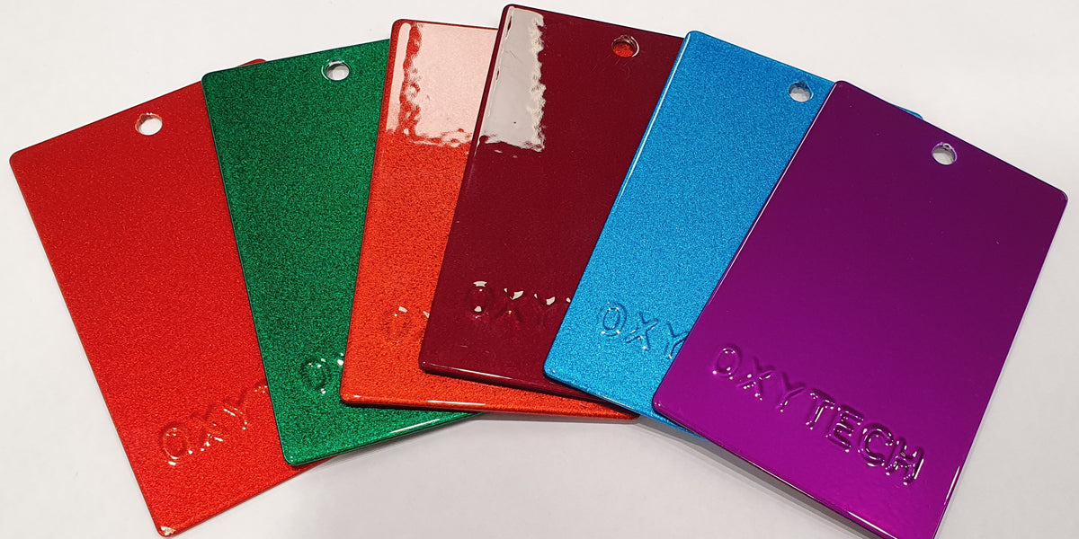 Colour Sample Panels — Oxytech Powder Coatings