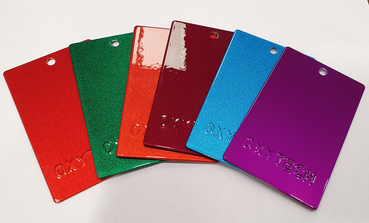 Colour Sample Panels — Oxytech Powder Coatings