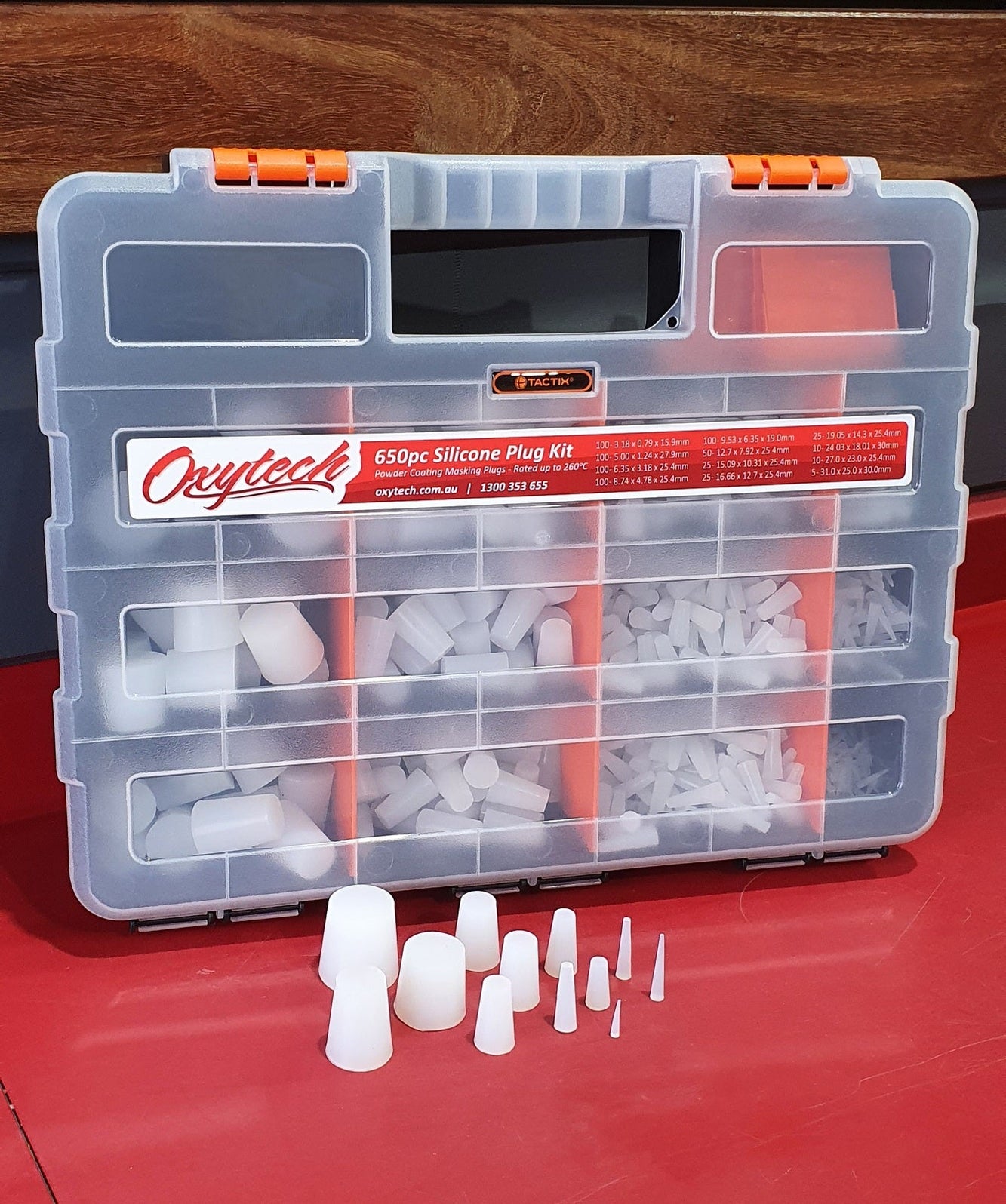 Home 650pc Silicone Tapered Plug Masking Kit