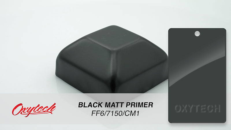 BLACK MATT PRIMER colour sample panel — Oxytech.com.au