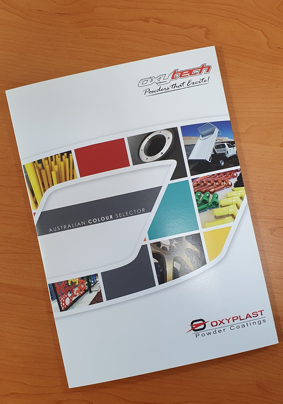 Oxytech Powder Coatings colour card