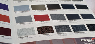 Oxytech - Oxyplast Colour Chart (Colour Card)