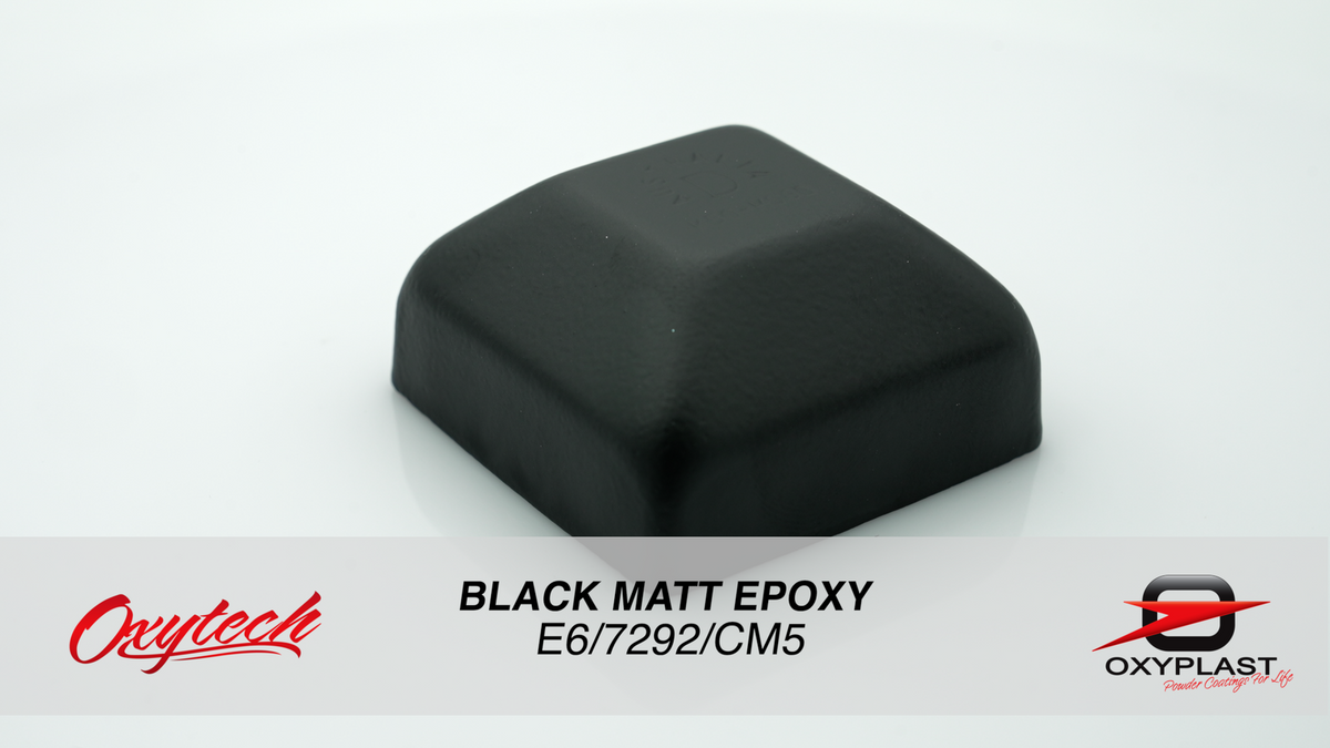 BLACK MATT EPOXY — Oxytech Powder Coatings
