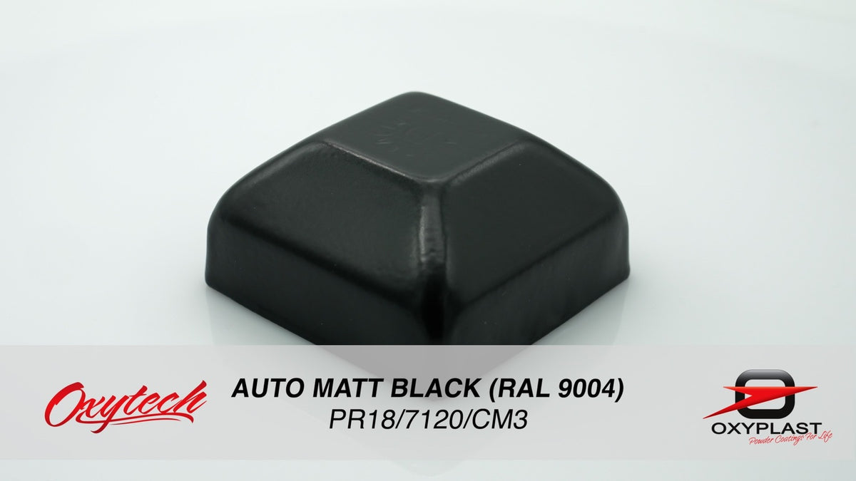 RAL 9004 AUTO MATT BLACK — Oxytech Powder Coatings
