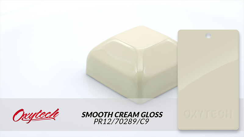 SMOOTH CREAM GLOSS (Classic Cream) colour sample panel — Oxytech.com.au