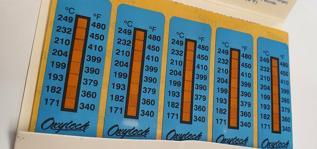 Surface Temperature Indicator Strips 10-pack
