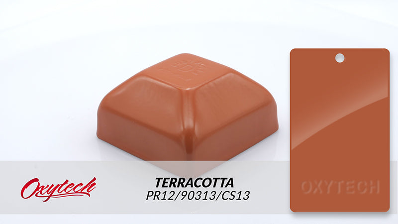 TERRACOTTA colour sample panel — Oxytech.com.au